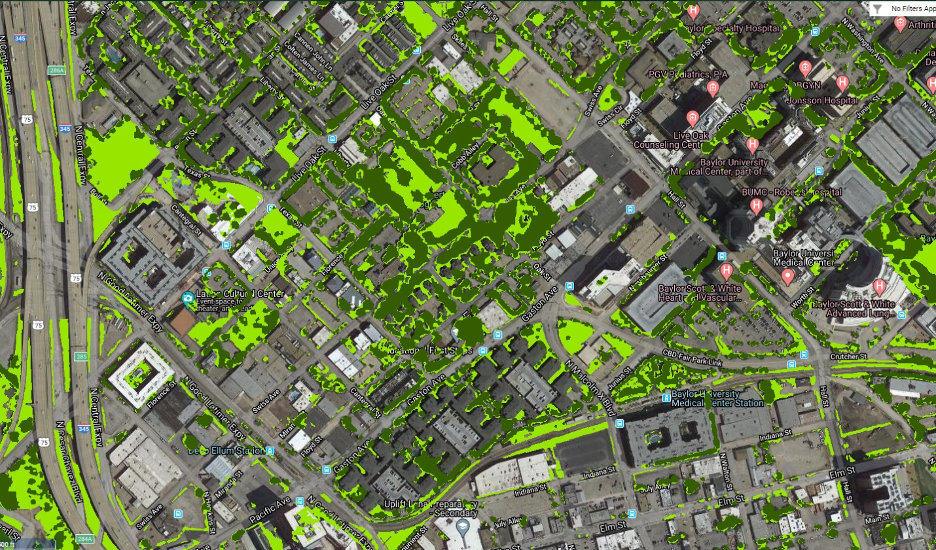 How GIS Maps Help to Build the Urban Forest - Texas Trees Foundation