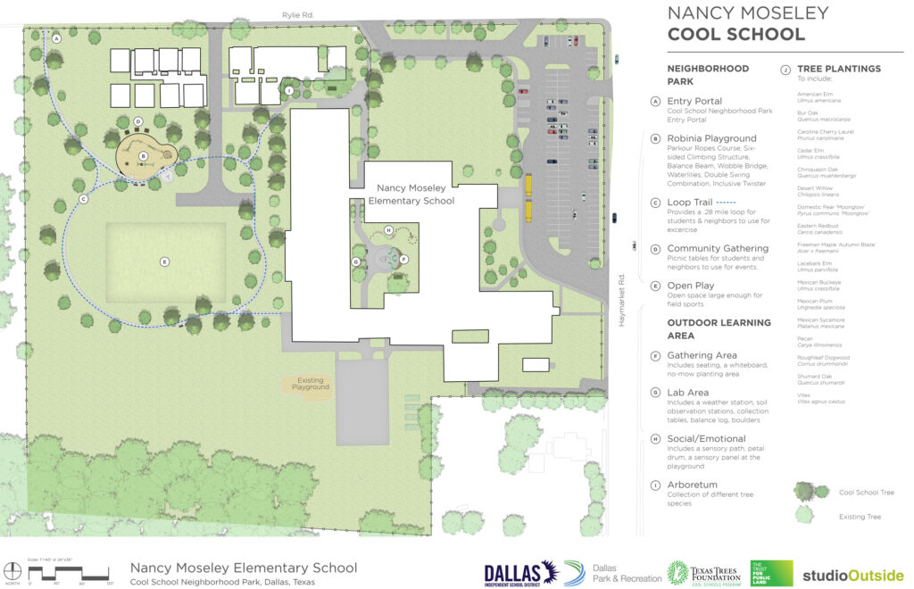Nancy Moseley Elementary School - Texas Trees Foundation