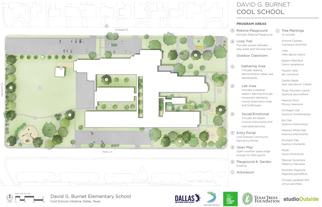 David G. Burnet Elementary School - Texas Trees Foundation