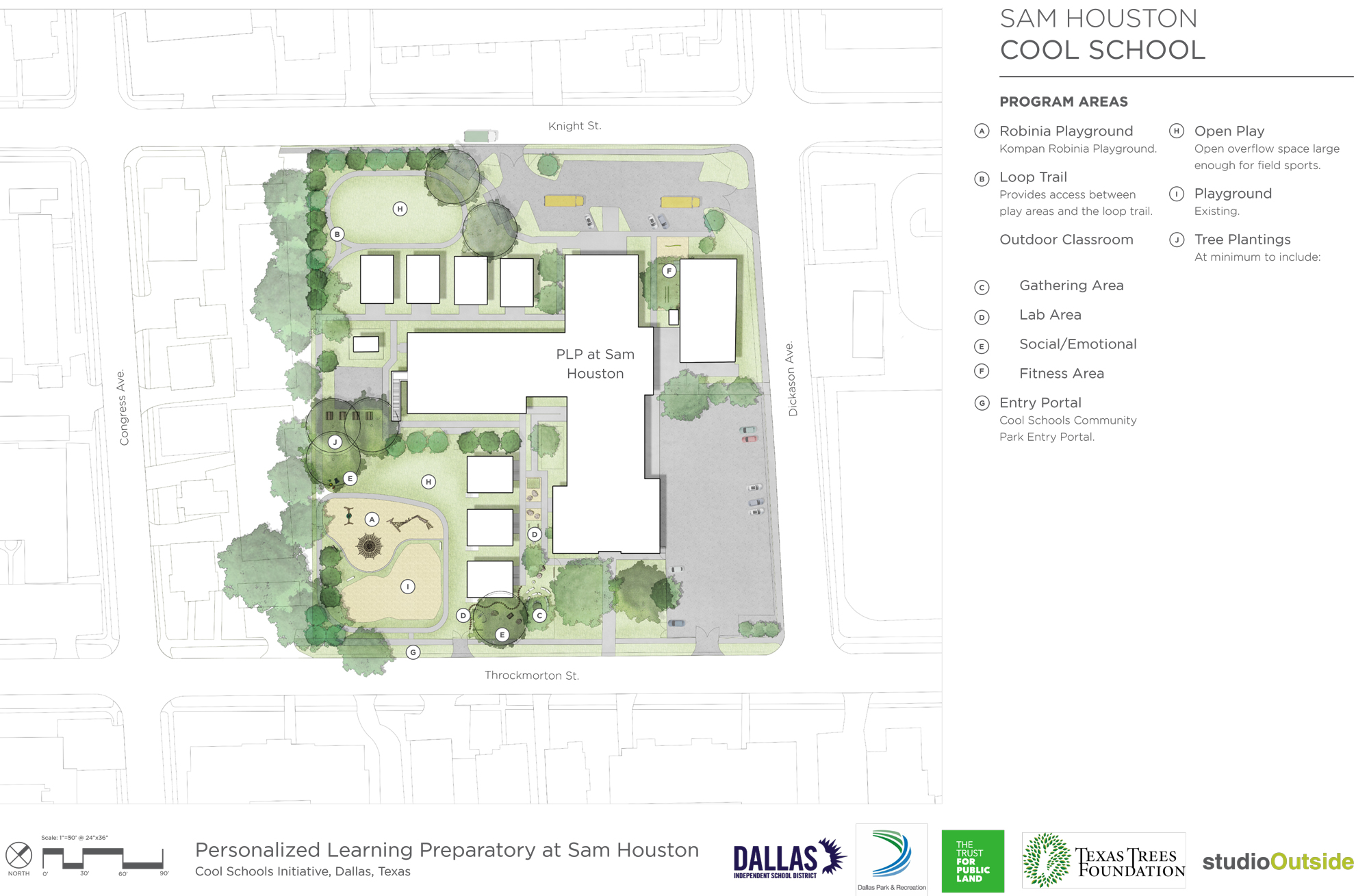 Sam Houston Elementary School - Texas Trees Foundation
