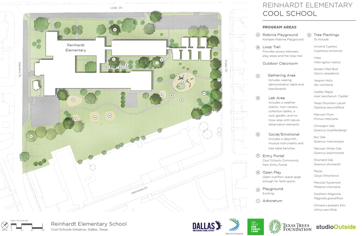 Reinhardt Elementary School - Texas Trees Foundation